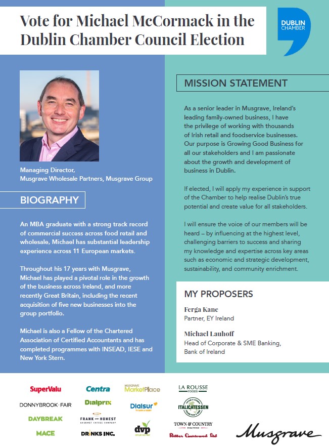 Michael McCormack, Musgrave Group